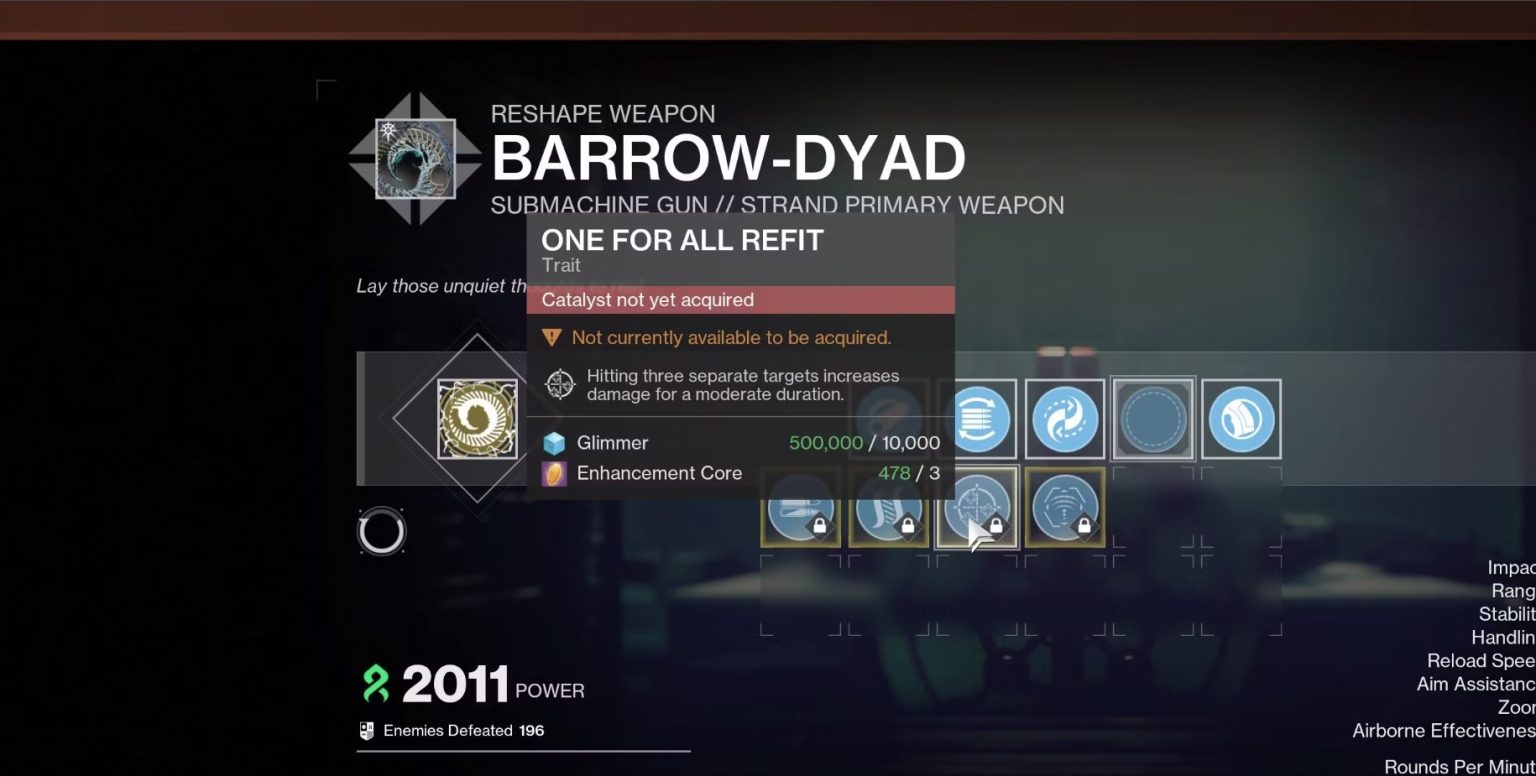 Destiny 2: Barrow-Dyad Catalyst Mastery - LFCarry Guides